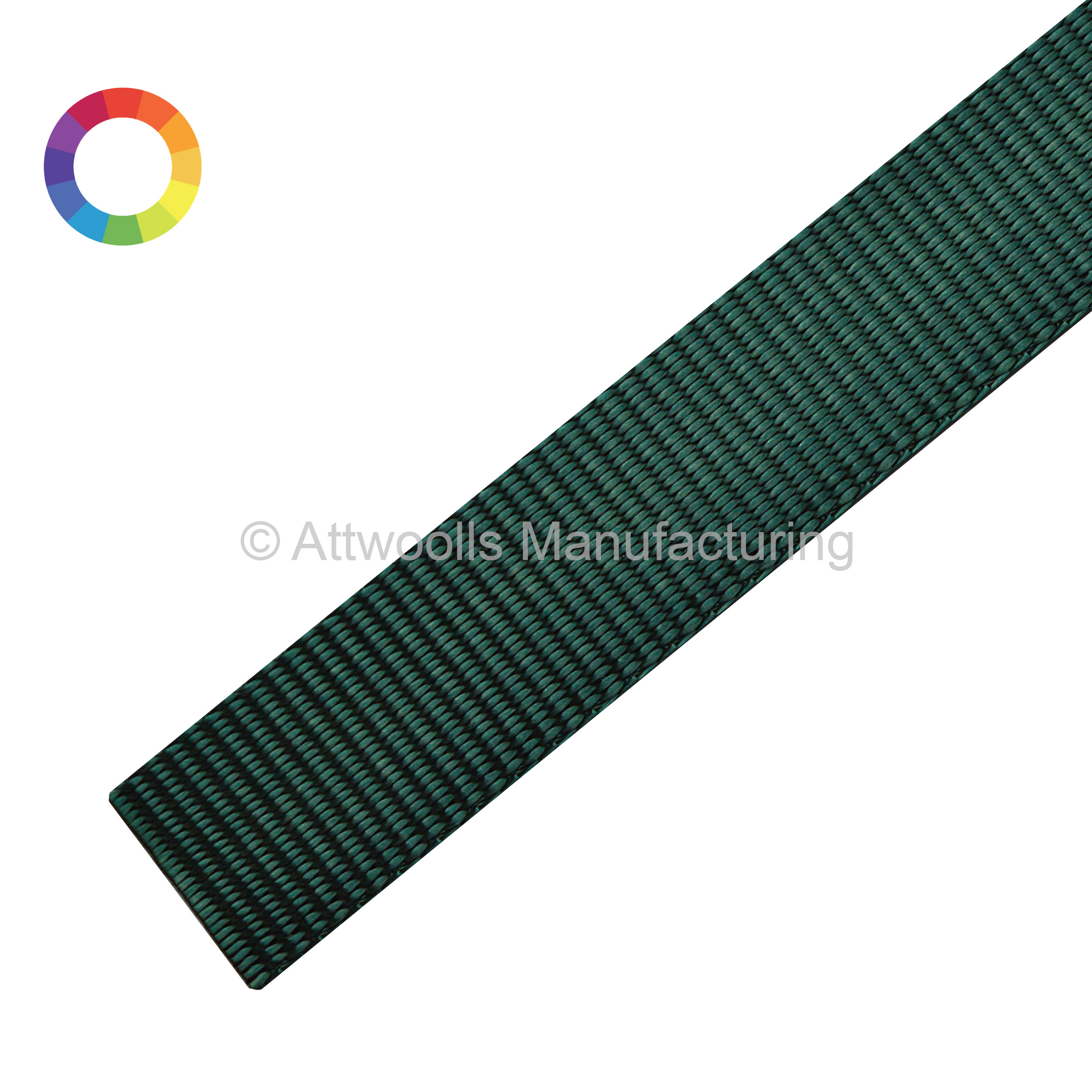 25mm Heavy Duty Polyester Webbing Strap | Attwoolls Manufacturing
