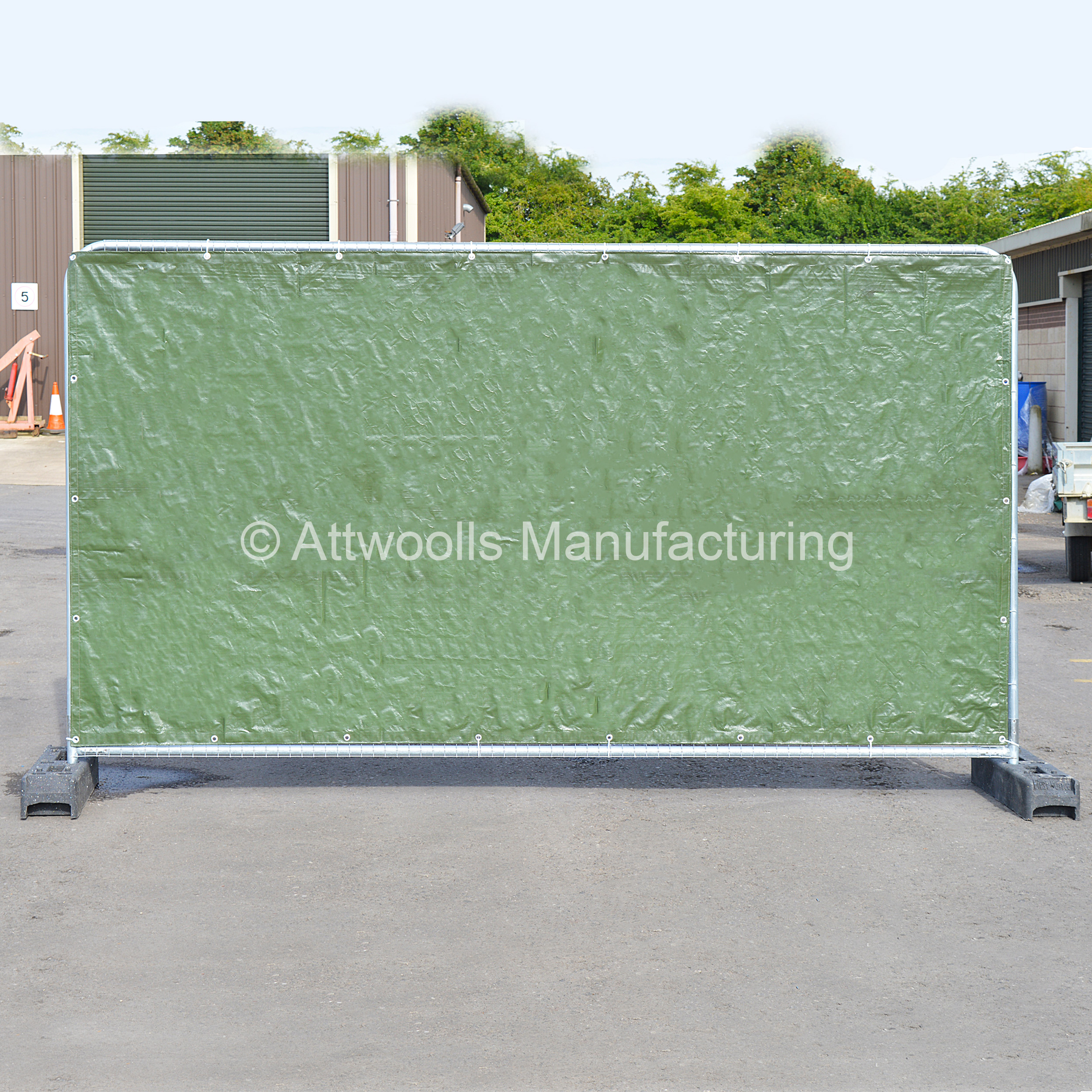 Shop our Heras Fence Tarpaulin Online | Attwoolls