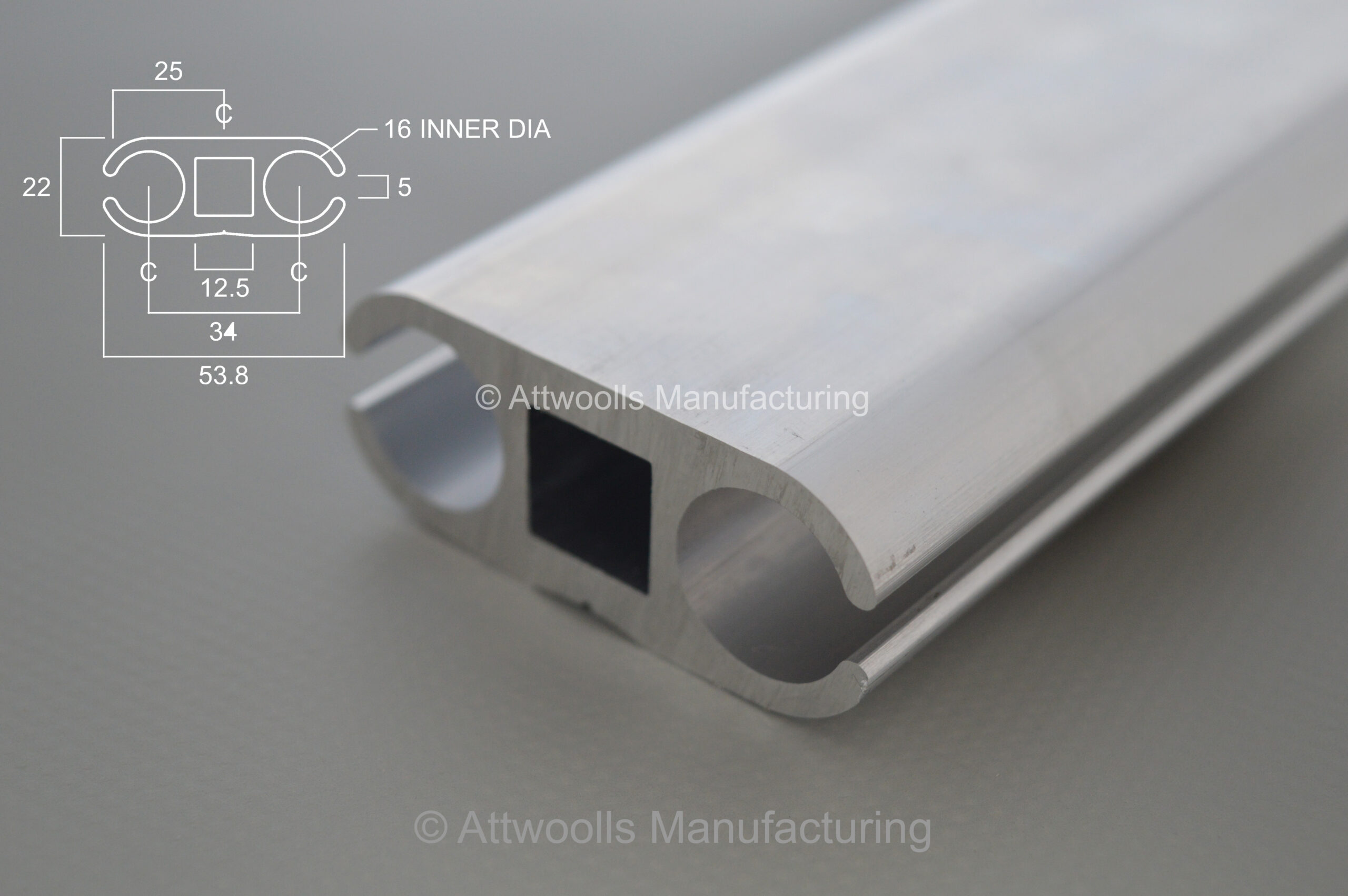Shop our Double Large Shotgun Rail 3m Length Online | Attwoolls