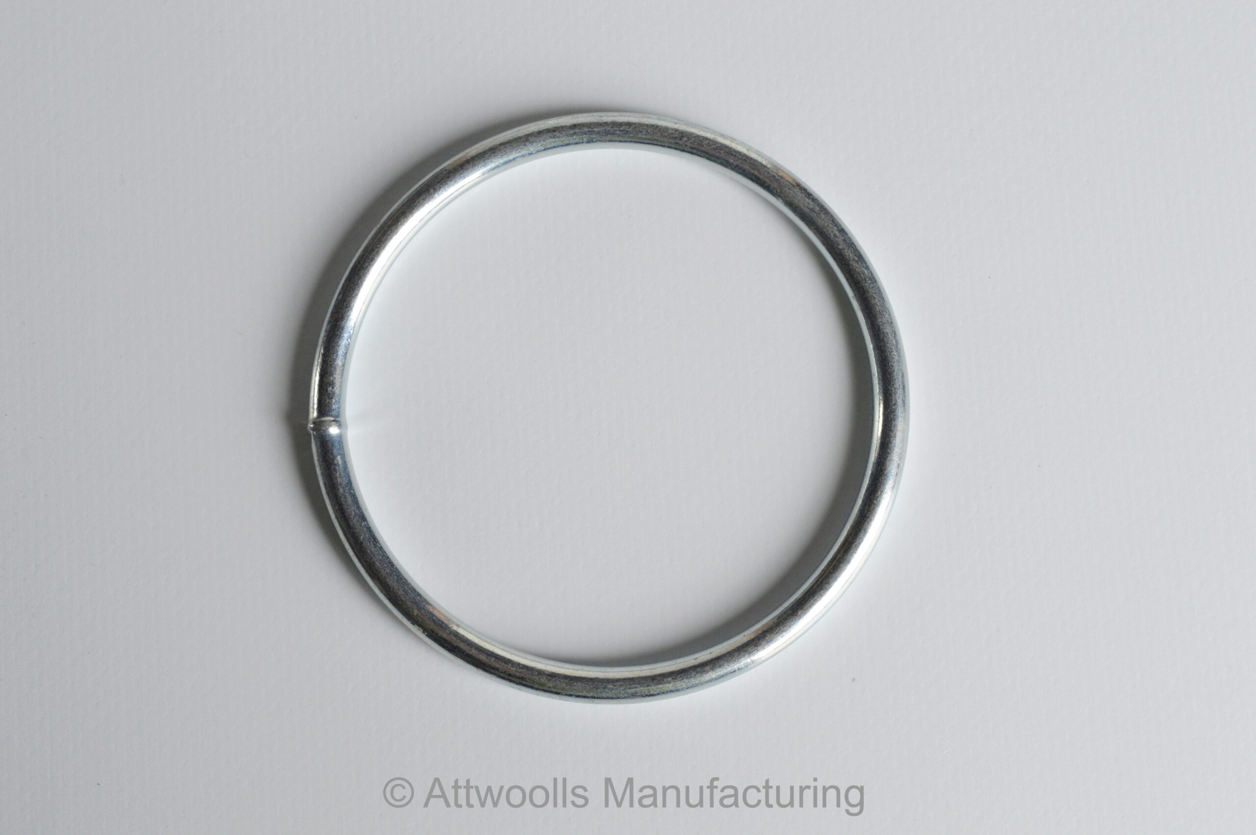 60mm Zinc Plated Steel Round Ring | Attwoolls Manufacturing